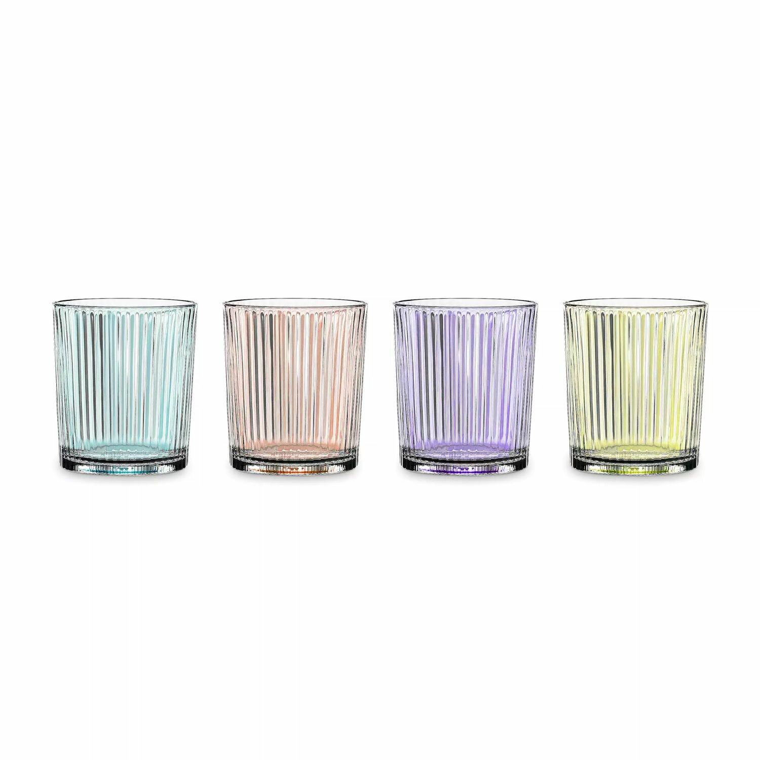 4 стакана для виски Nachtmann Aperitivo Whisky Tumbler Mixed Colors 4-Pack Set 106013