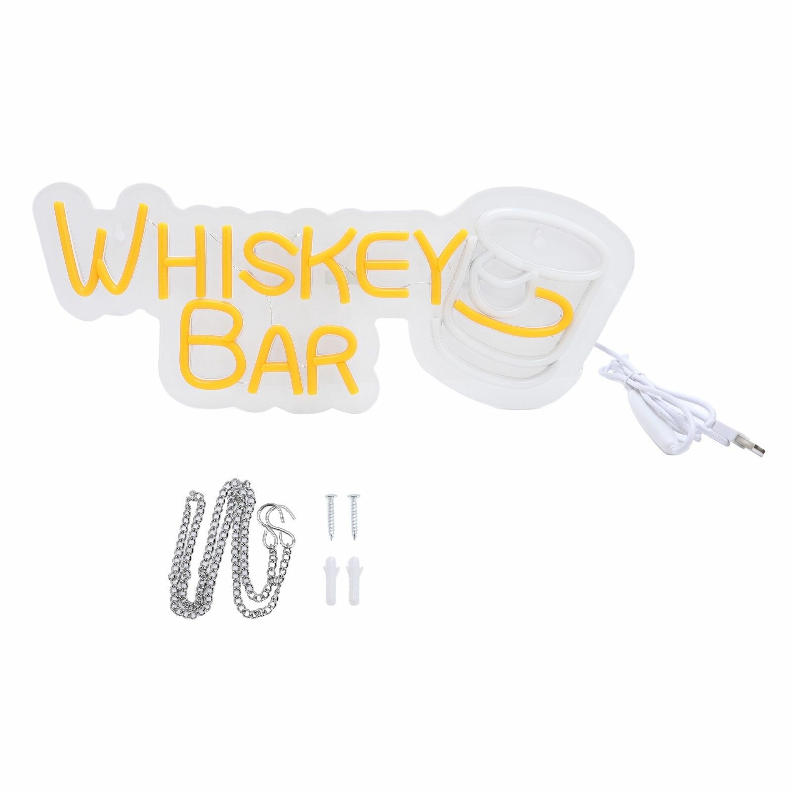 Светодиодный неоновый свет Light USB Dimmable Whiskey Bar Led Neon Sign Eeshetic Room Decor для тавернного клуба