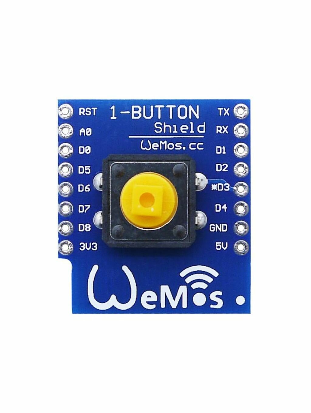 Модуль WeMos D1 Mini c тактовой кнопкой