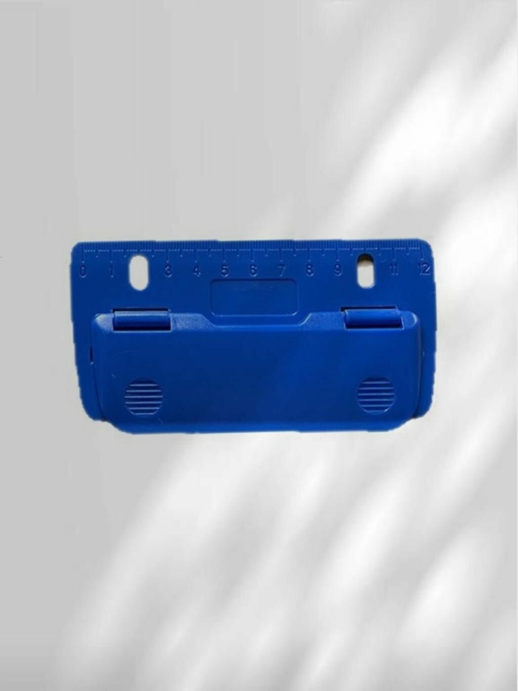 Ручной дырокол на 2 отверстия, 6 мм, Синий