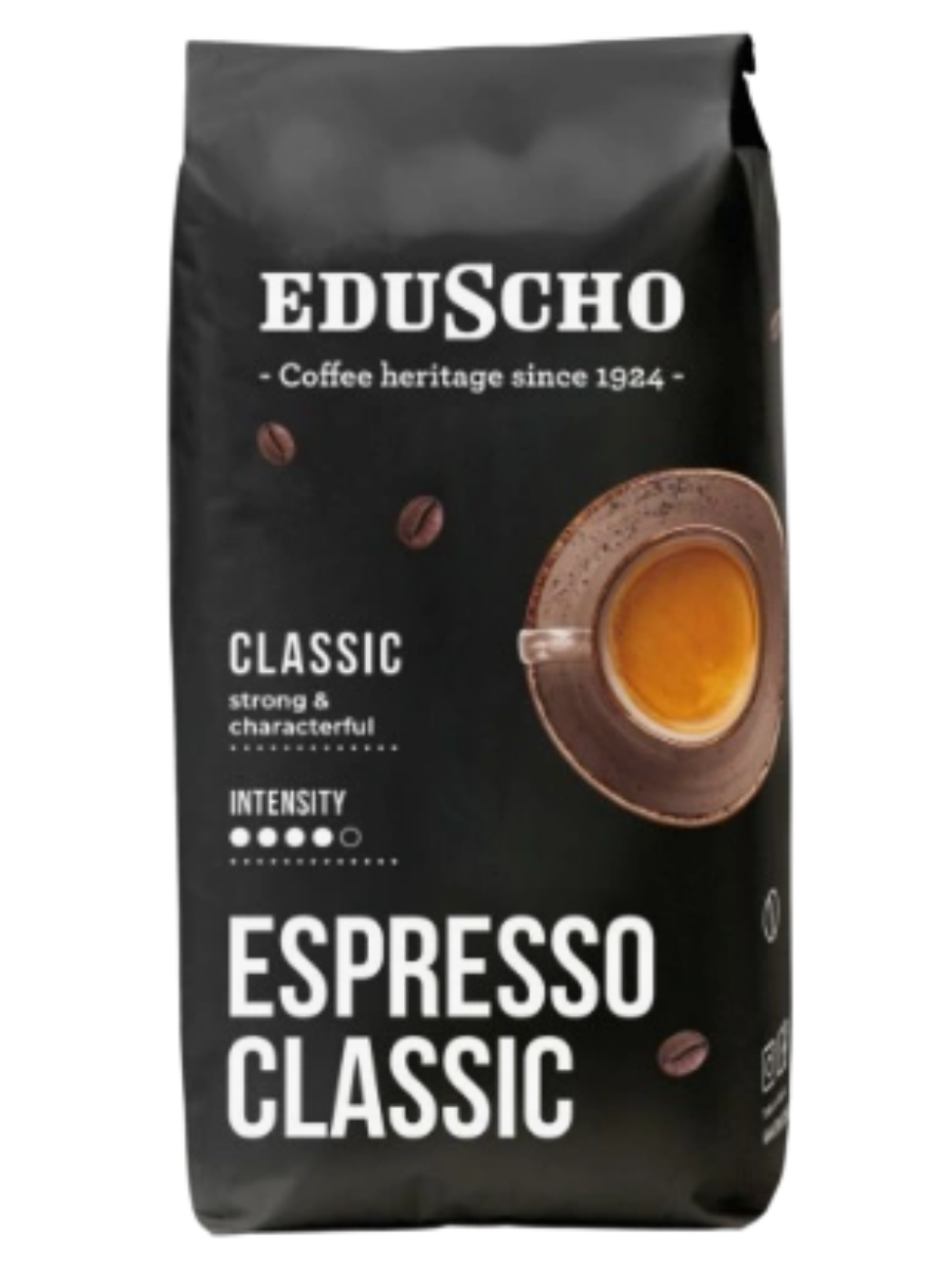 Tchibo Eduscho Espresso Classic кофе в зернах 1 кг пакет с клапаном