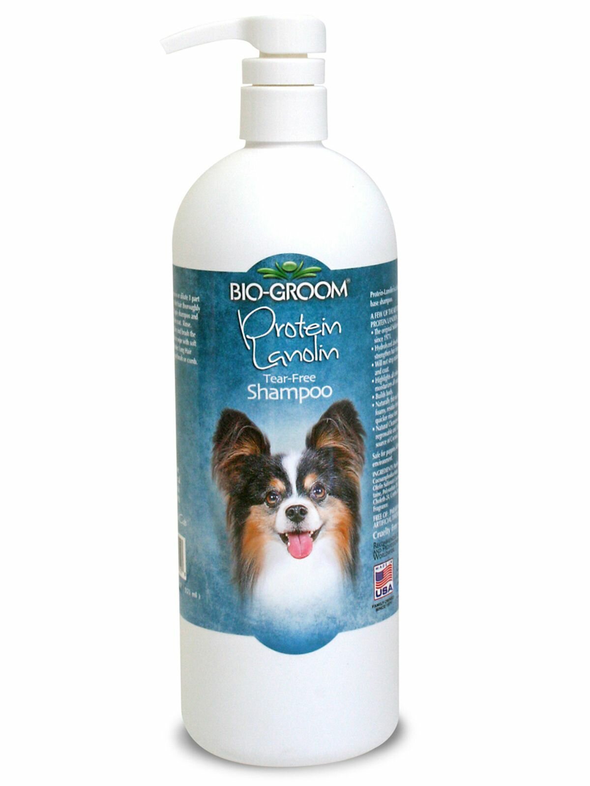 Увлажняющий шампунь Bio-Groom Protein/Lanolin с ланолином без сульфатов 946 мл