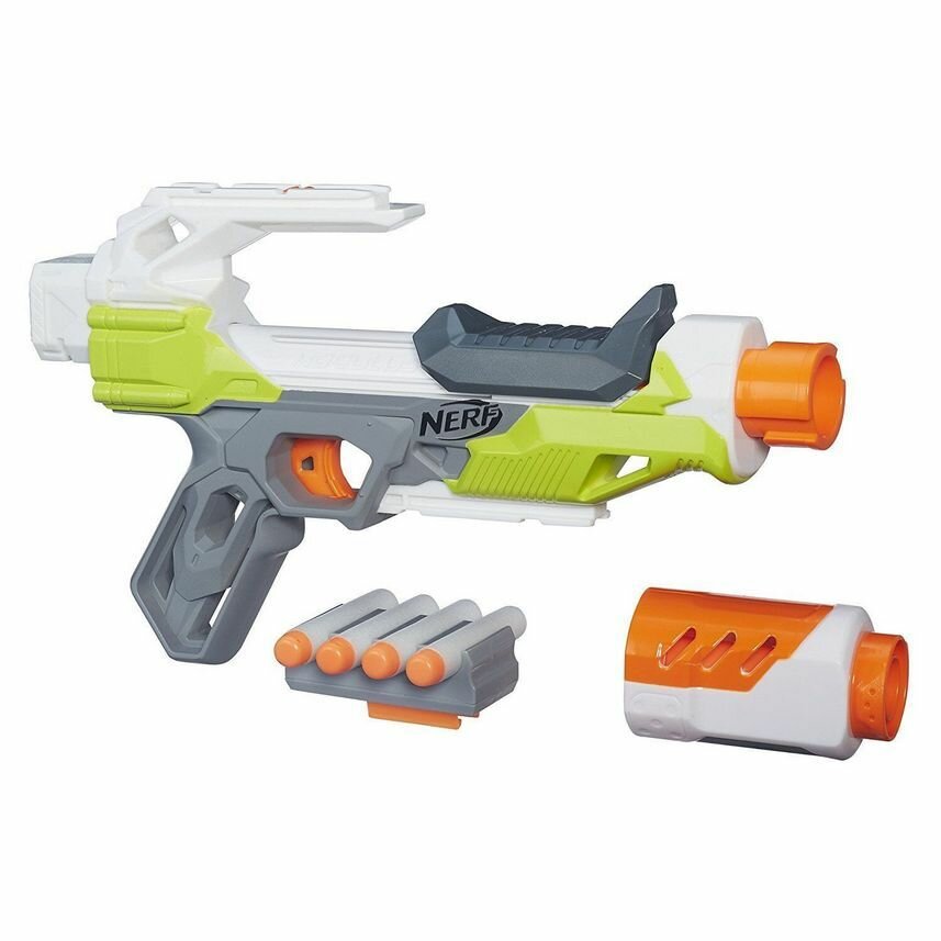 Бластер пистолет Нёрф Модулус ЙонФайр / Nerf Modulus IonFire (тех. упак, оружие игрушечное)