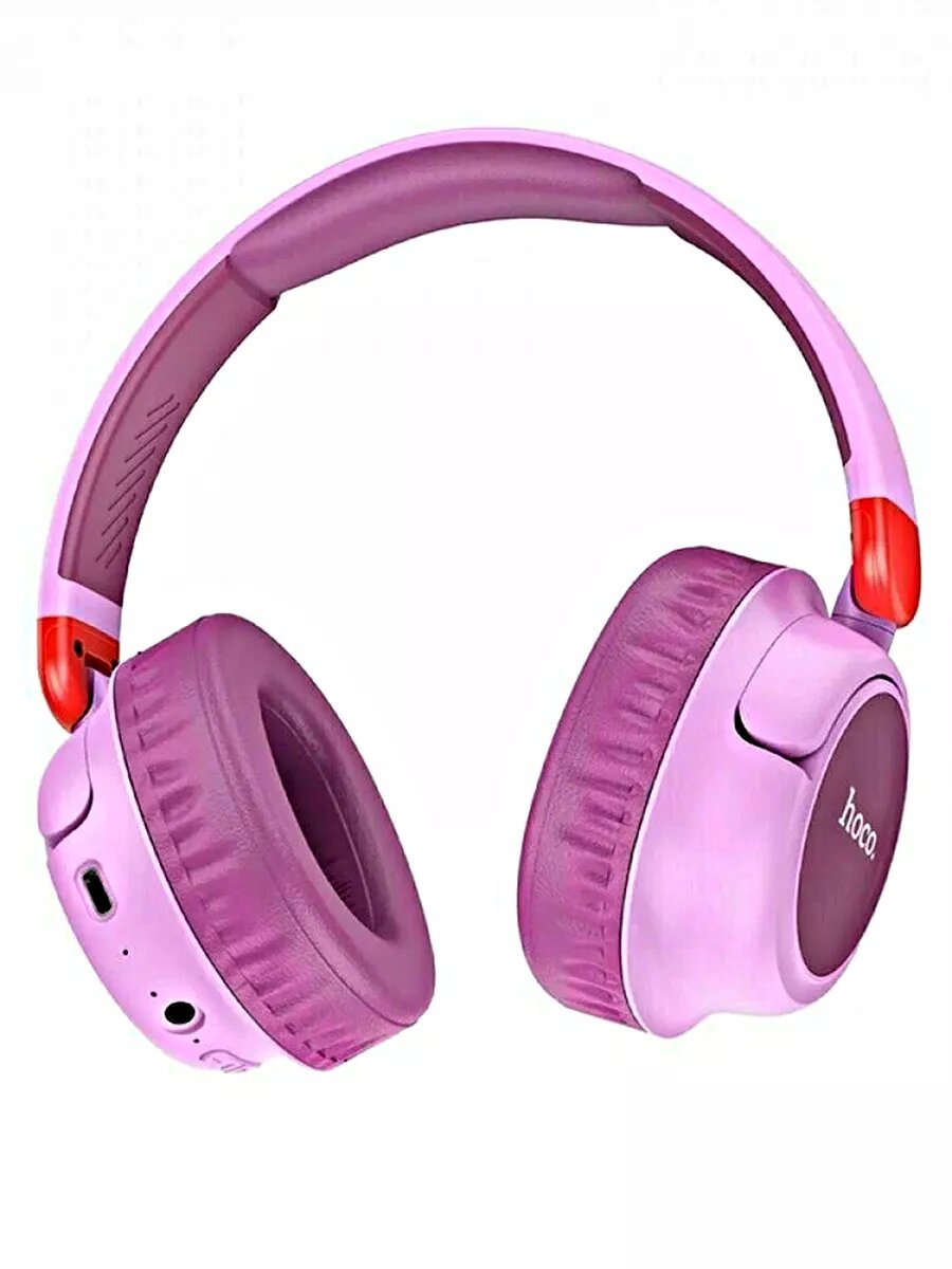 Беспроводные накладные наушники Hoco W43 Adventure, цвет Purple