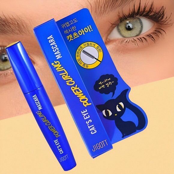 Jigott Тушь для ресниц подкручивающая Power Curling Mascara, 12 г