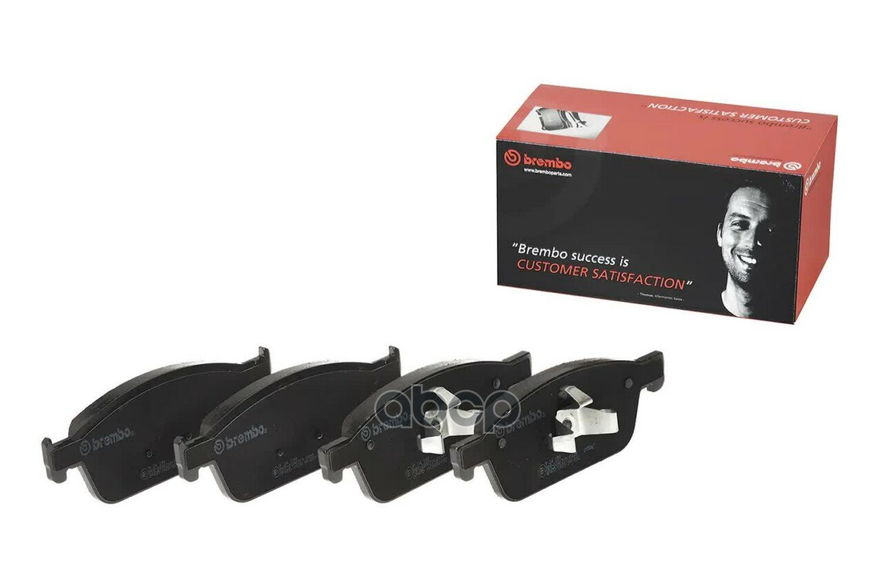 Колодки тормозные дисковые передн. FORD KUGA II (DM2) 05/12-> / FORD TOURNEO CONNECT / GRAND TOURNEO Brembo арт. p24199