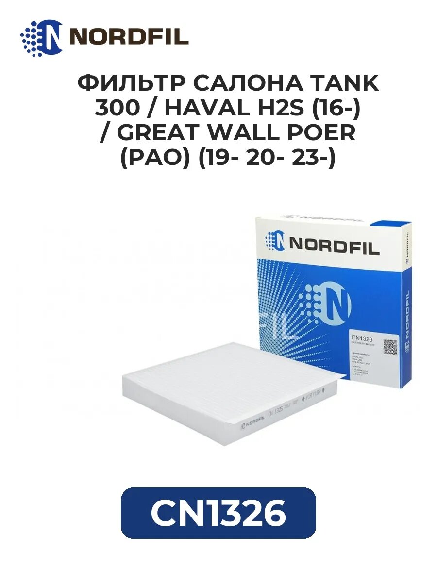 Фильтр салона TANK 300 / HAVAL H2S (16-) / GREAT WALL Poe.