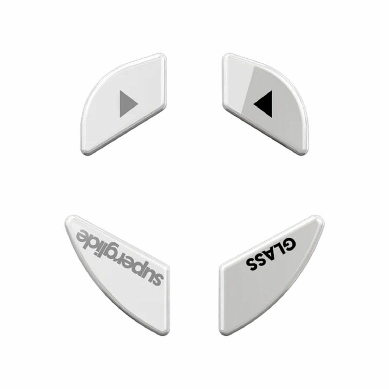 Стеклянные глайды (ножки) для мыши Superglide для Glorious Model D White