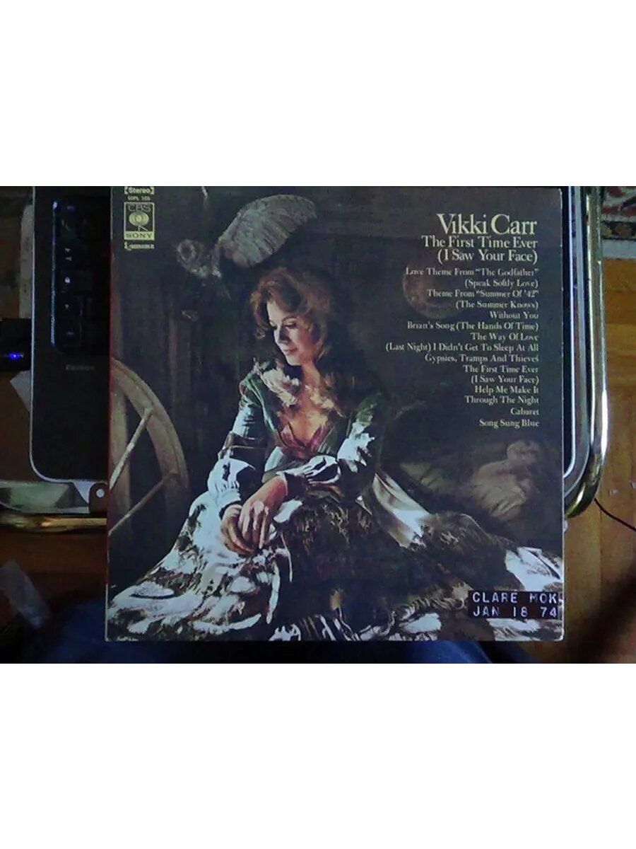 Vikki Carr - The First Time Ever (I Saw Your Face)