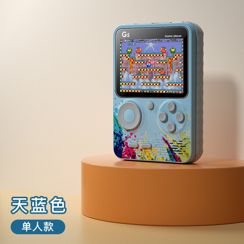 Портативная игровая консоль G5 для детей и студентов, ностальгическая игрушка, мини-консоль Macaron 500-в-1, для международного рынка.