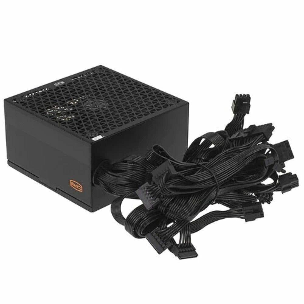 PCCooler Блок питания ПК Power Supply , 1000W 80+ Bronze ATX, ATX 3.1, PCIe 5.1, Non - modular, 1x24 20+4 pin 550mm, 2xCPU 8 4+4 pin 650mm, 2xPCIe 2 8 6+2 pin 500+150mm, 1x12V 2x6 12+4pin 500mm, 2xSAT