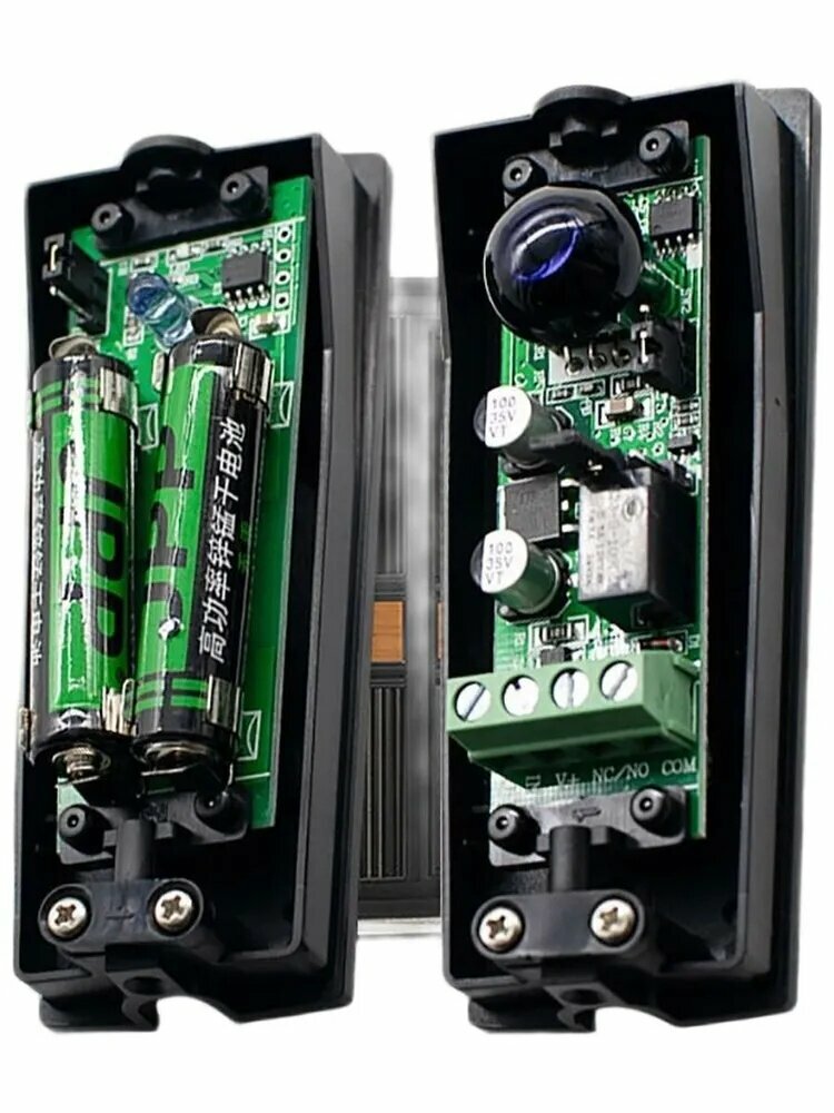 Инфракрасный фотоэлектрический датчик безопасности 12-24 В DC с батарейным питанием для распашных/раздвижных ворот