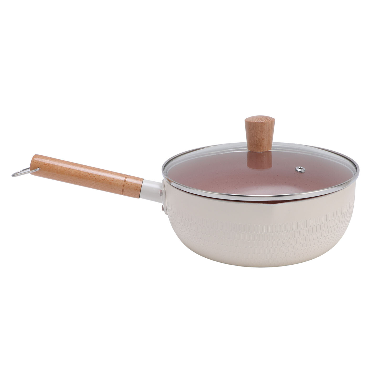 Небольшая кастрюля с антипригарным покрытием, многоцелевая, устойчивая к высоким температурам, кастрюля для приготовления пищи для дома 22 см / 8,66 дюйма