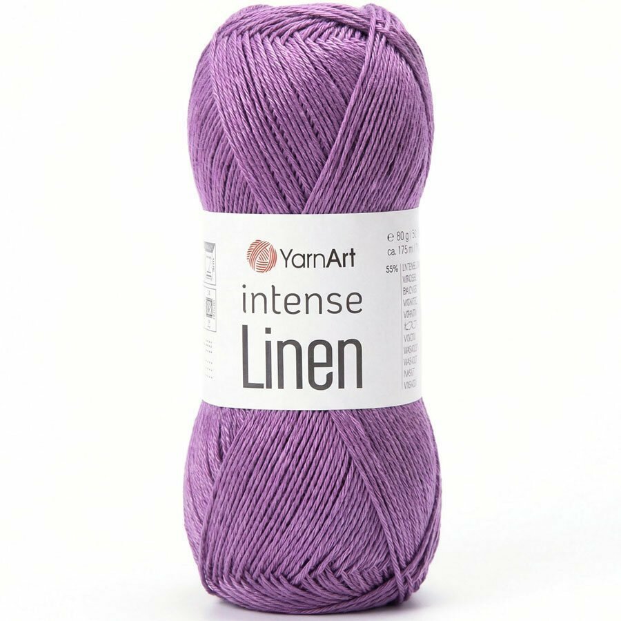 Пряжа Yarnart INTENSE LINEN 4112 св. фиолетовый (10 мотков)