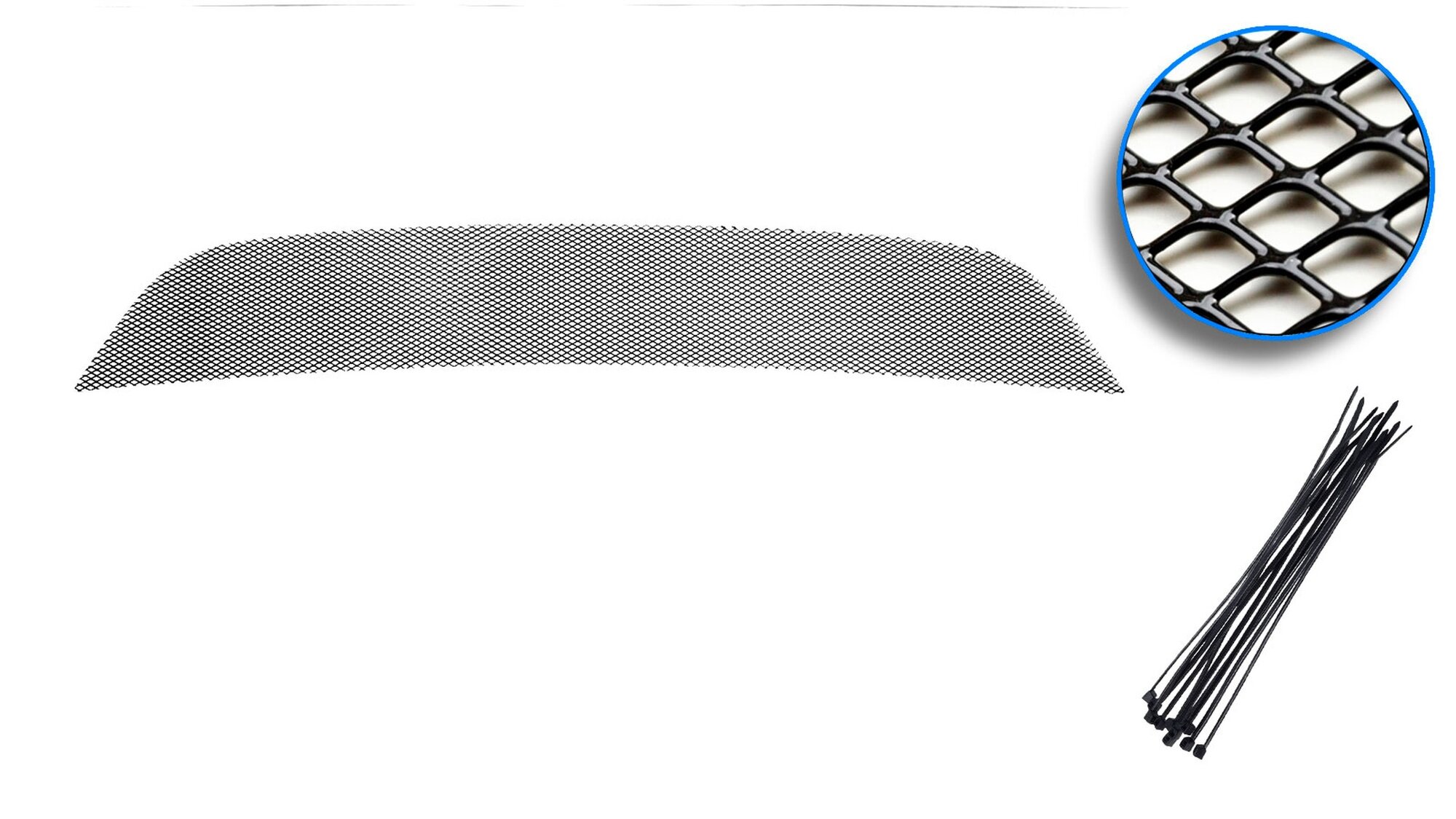 Защитная сетка радиатора для VOLKSWAGEN TIGUAN 2011-2016 (I рестайлинг), низ, 1шт, (Track and Field)