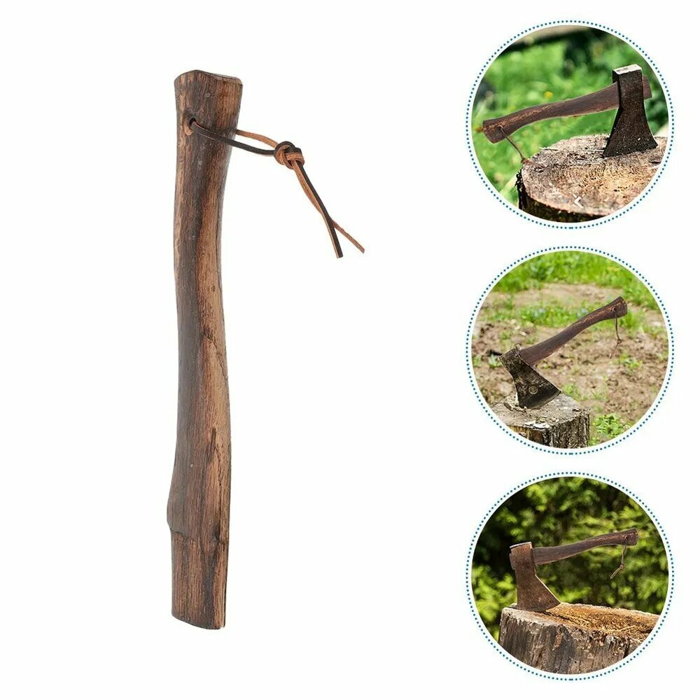 2 Штуки Рукоятки Топора, Деревянные, Для Рубки Дров