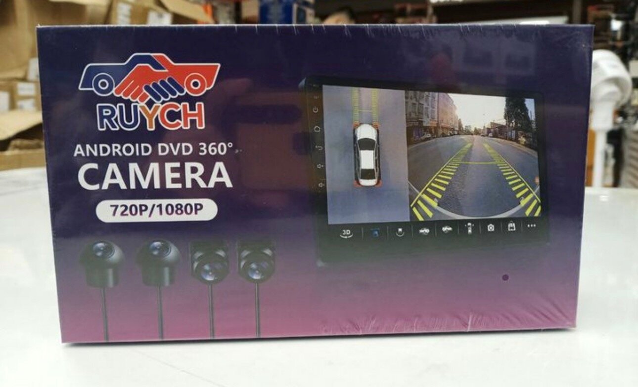 Система кругового обзора 360 для андроид магнитолы автомобильная ANDROID 360