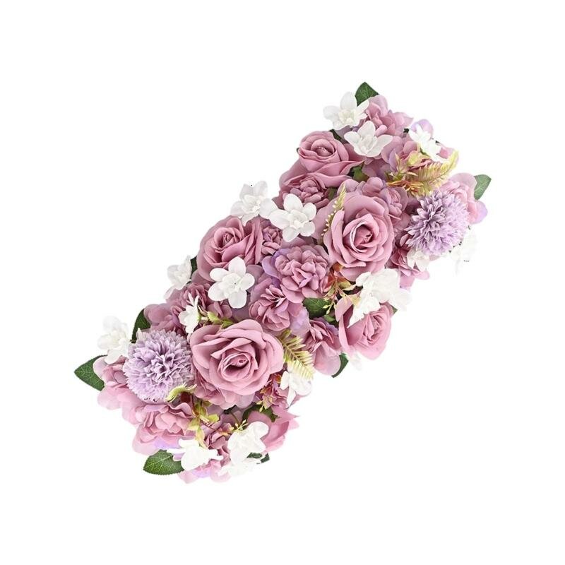 Декоративная свадебная арка из шелковых цветов, Светло-фиолетовый