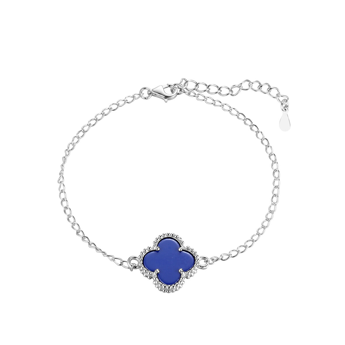 Браслет, серебро, 925 проба, керамика