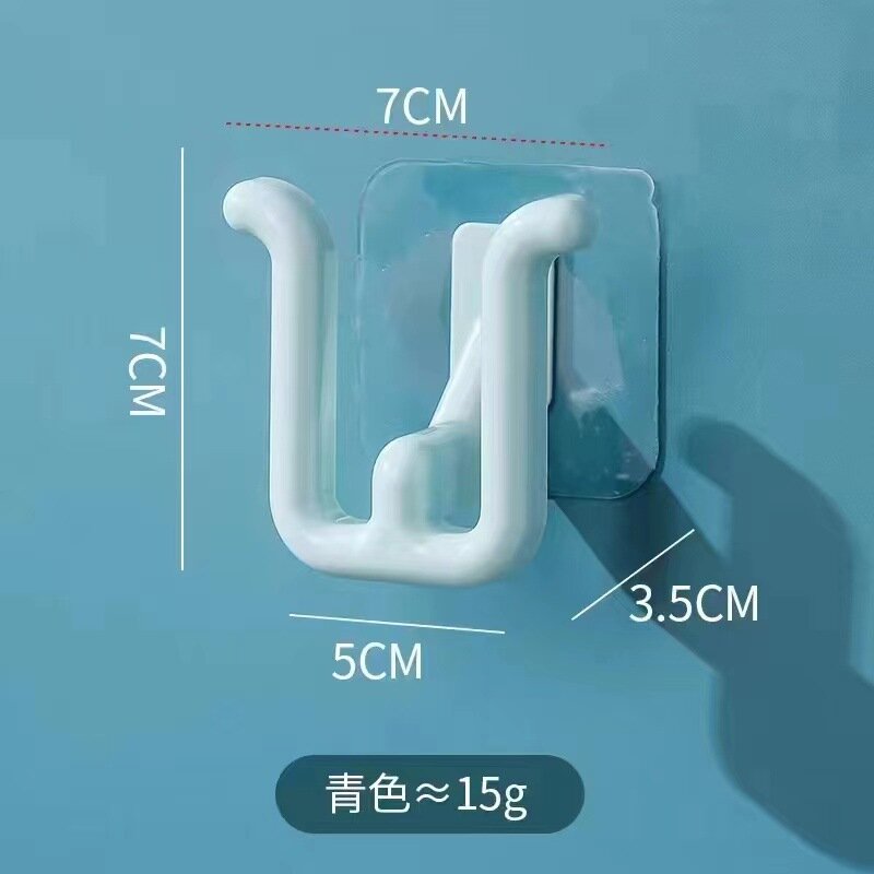 Настенный держатель для обуви в ванную комнату, сушка для тапочек и полотенец - Голубой (Старая модель)