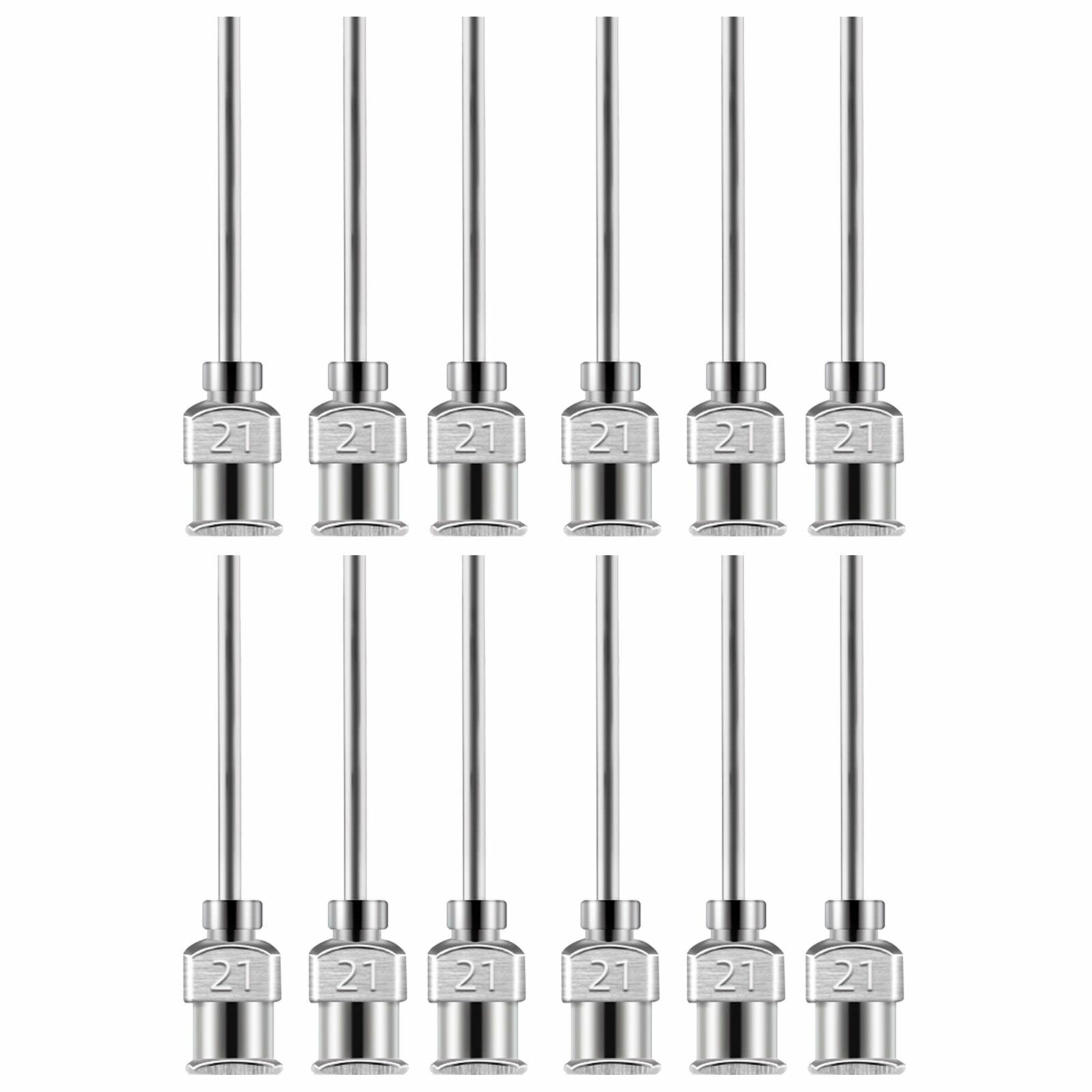 12 штук для упаковки 38 мм из нержавеющей стали 8G-23G DIY