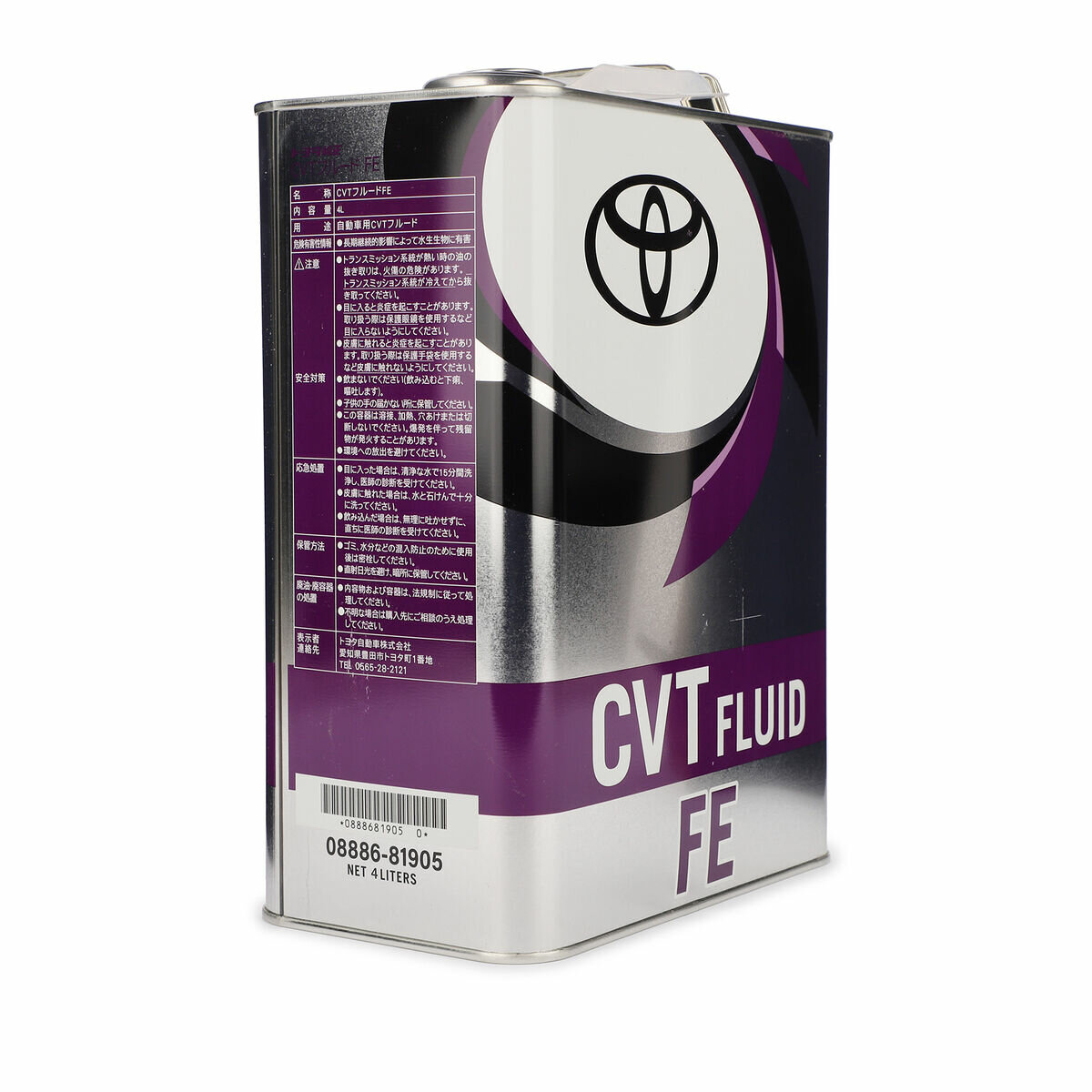 Масло Cvt Fluid Fe 4L(Toyota 0888681905)