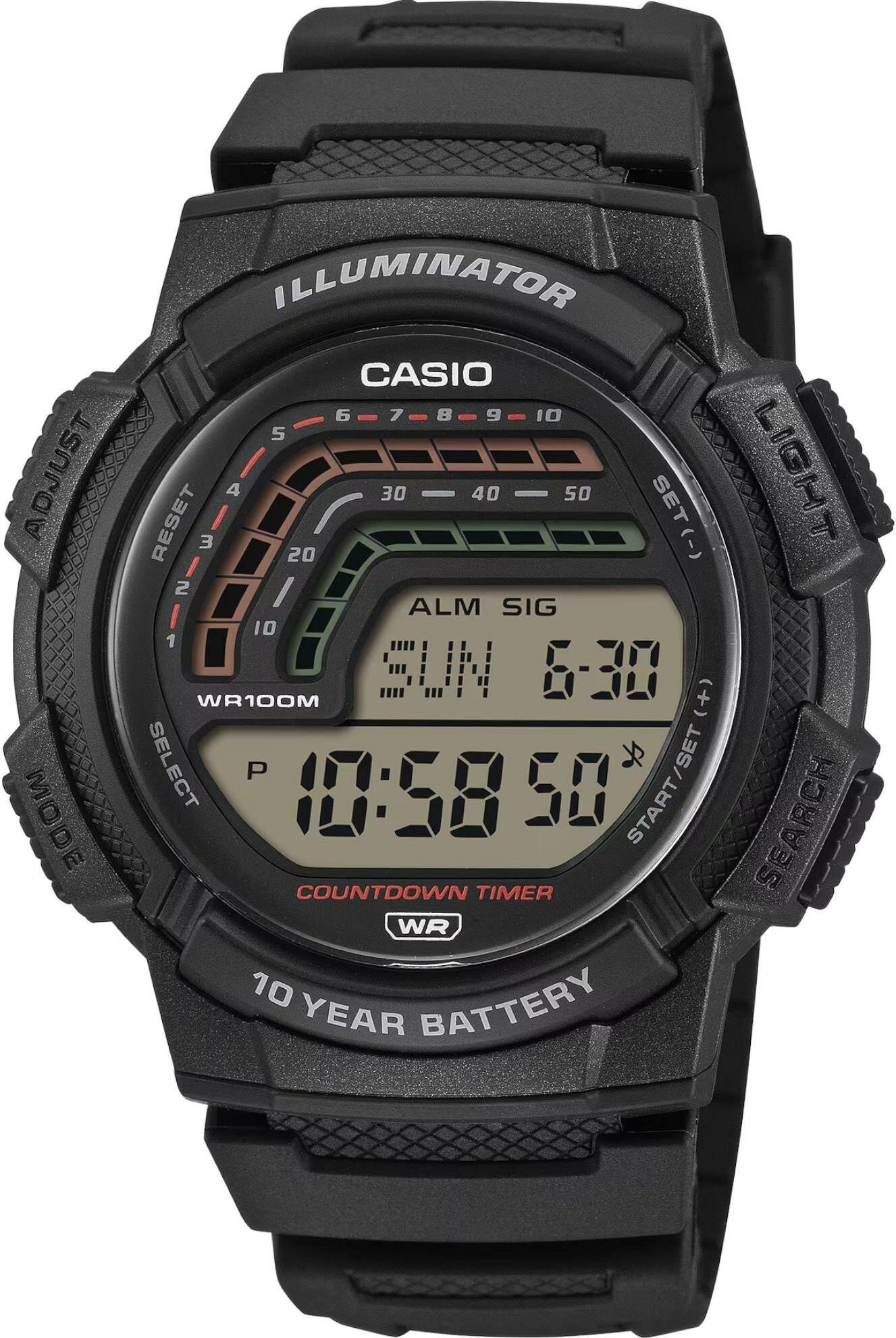 Наручные часы CASIO, черный — фото 1
