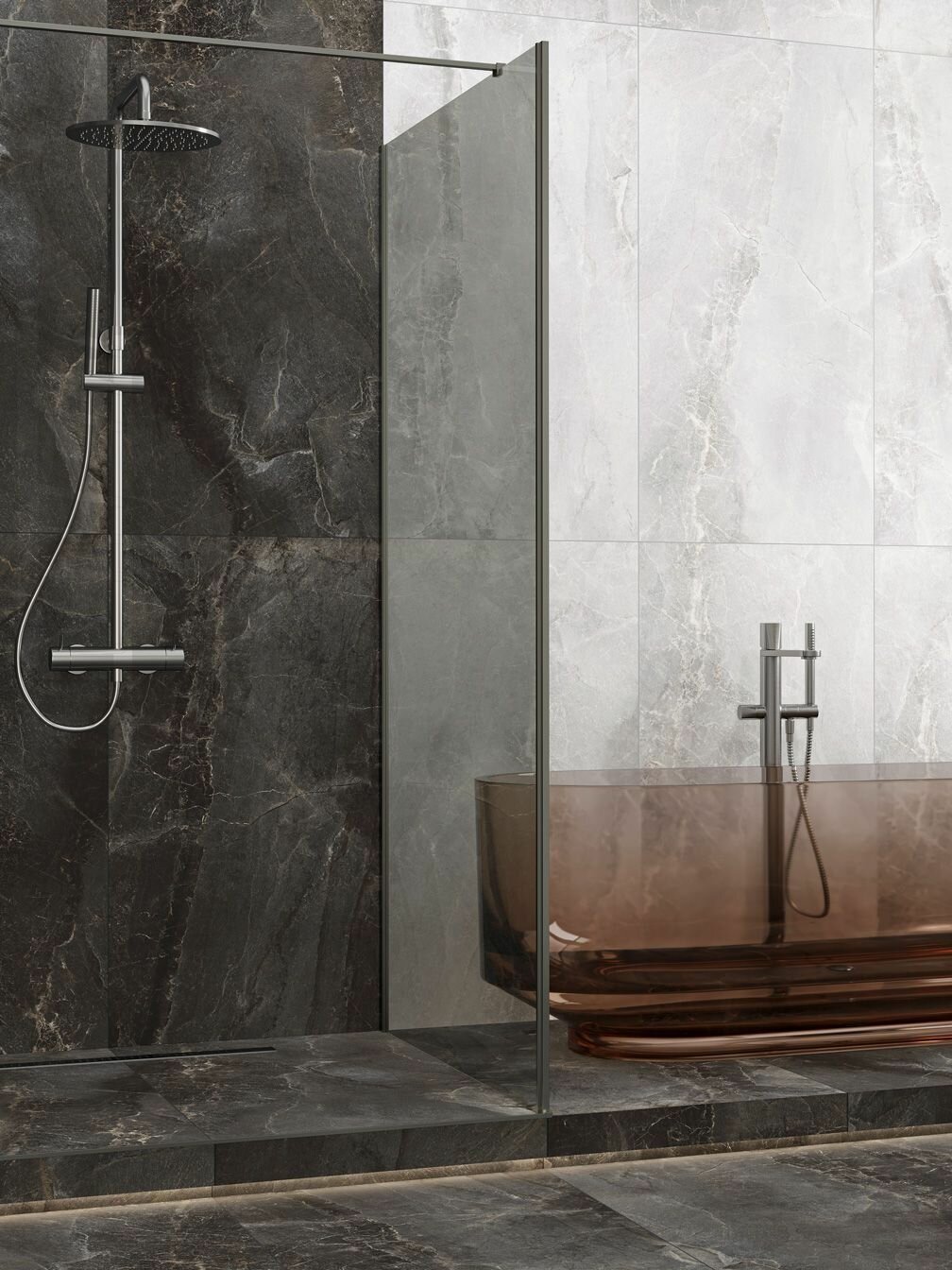 Delacora Инфинити темный / Infinity Dark D120254L Керамогранит лаппатированный 1200X600