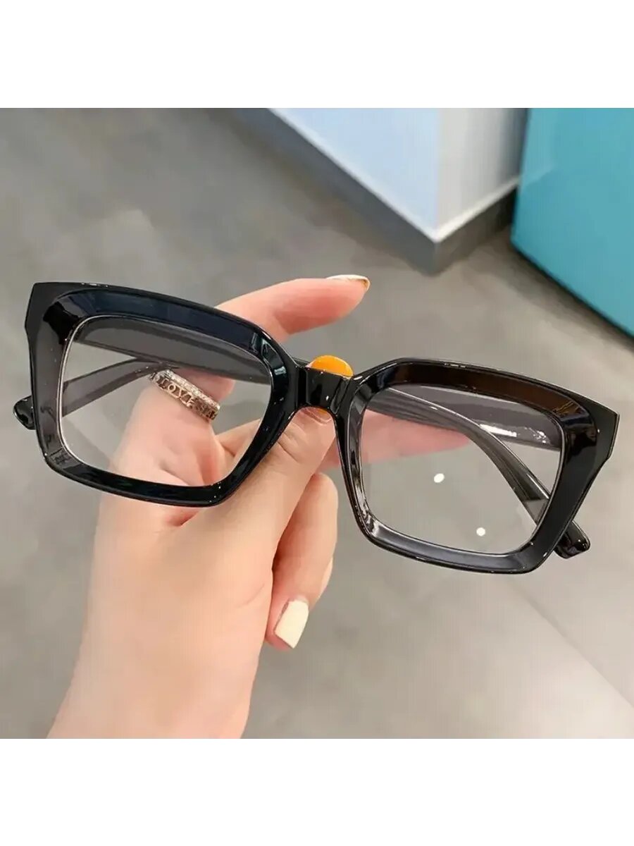 Массивные имиджевые очки без диоптрий