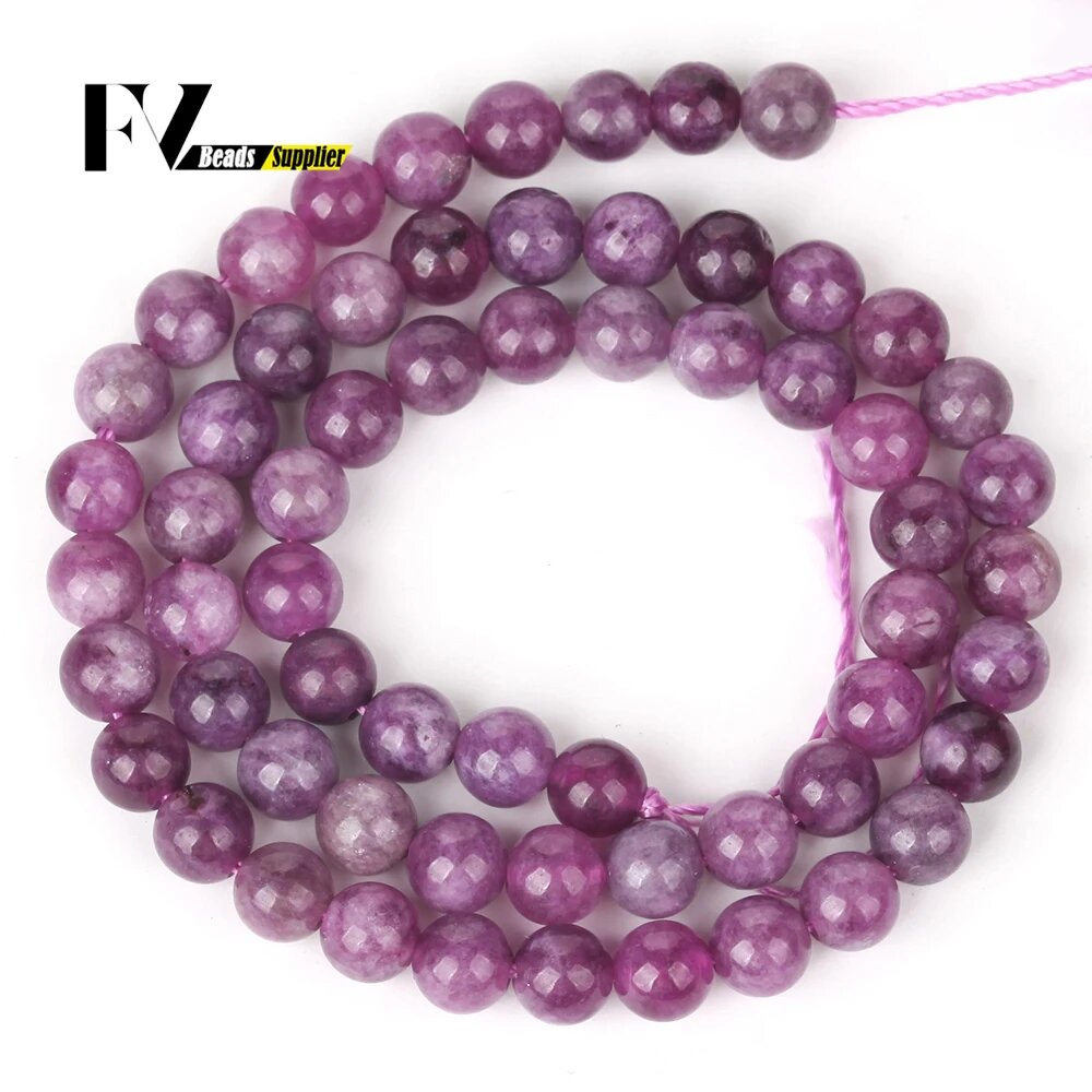 Бусины из лепидолита fascinante viento 6/8/10 мм 6mm About58pcs