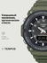Наручные часы CASIO, зеленый, черный