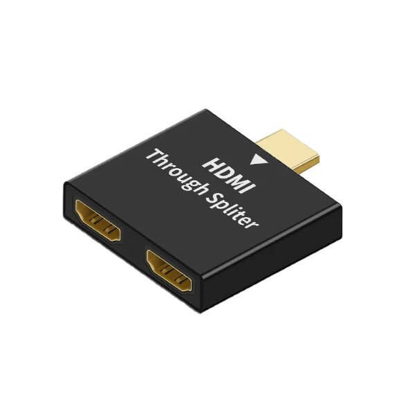 Разветвитель HDMI высокой четкости, разветвитель один-два, 1 в-2-выход, 1 разветвитель для ноутбука, настольного хоста,