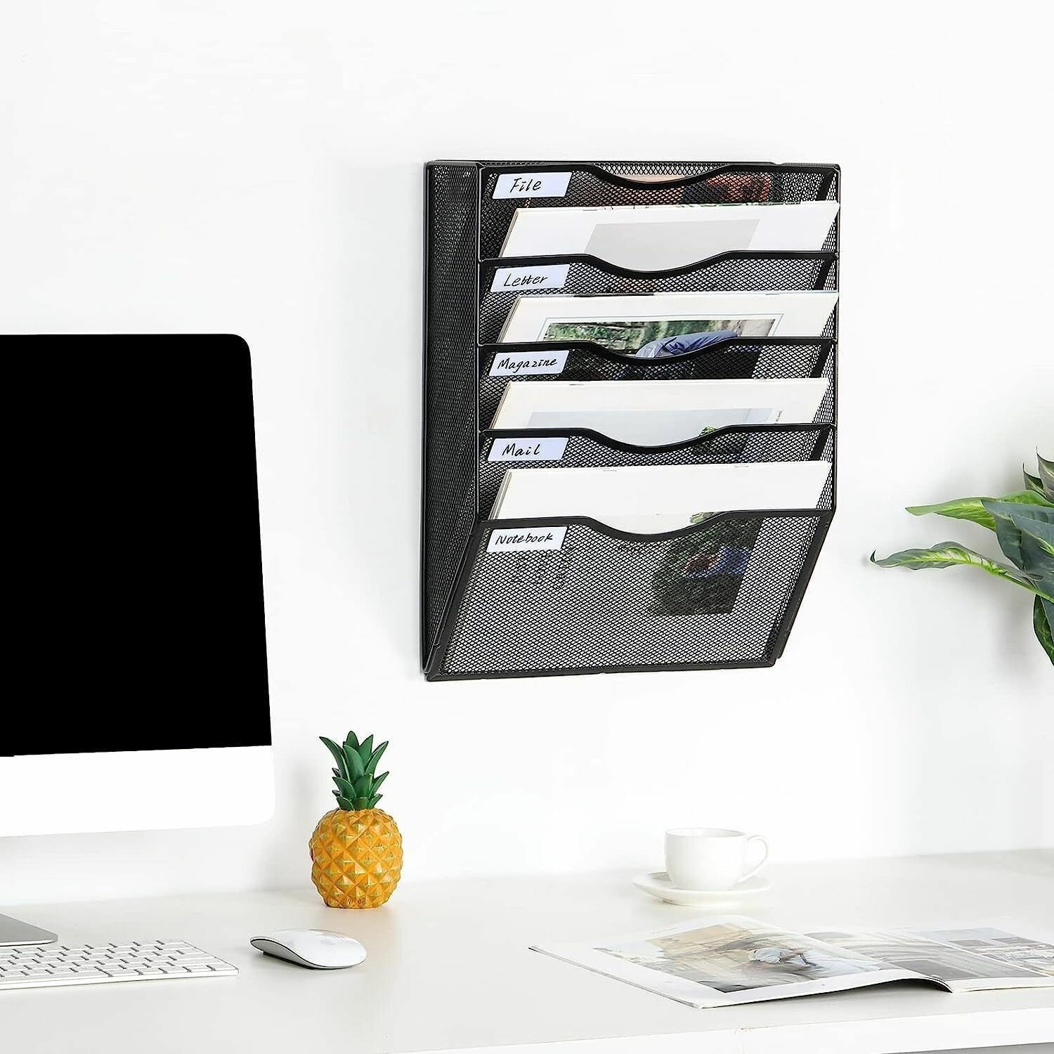 Лоток для бумаг металлический стойка для A4-размерных документов, многоуровневая организация для офиса