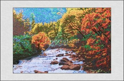 Вышивка Ван Гога Солнечный цветок на стене, цвет арбузно-красный, 40x50 см, декоративная картина для европейского сада