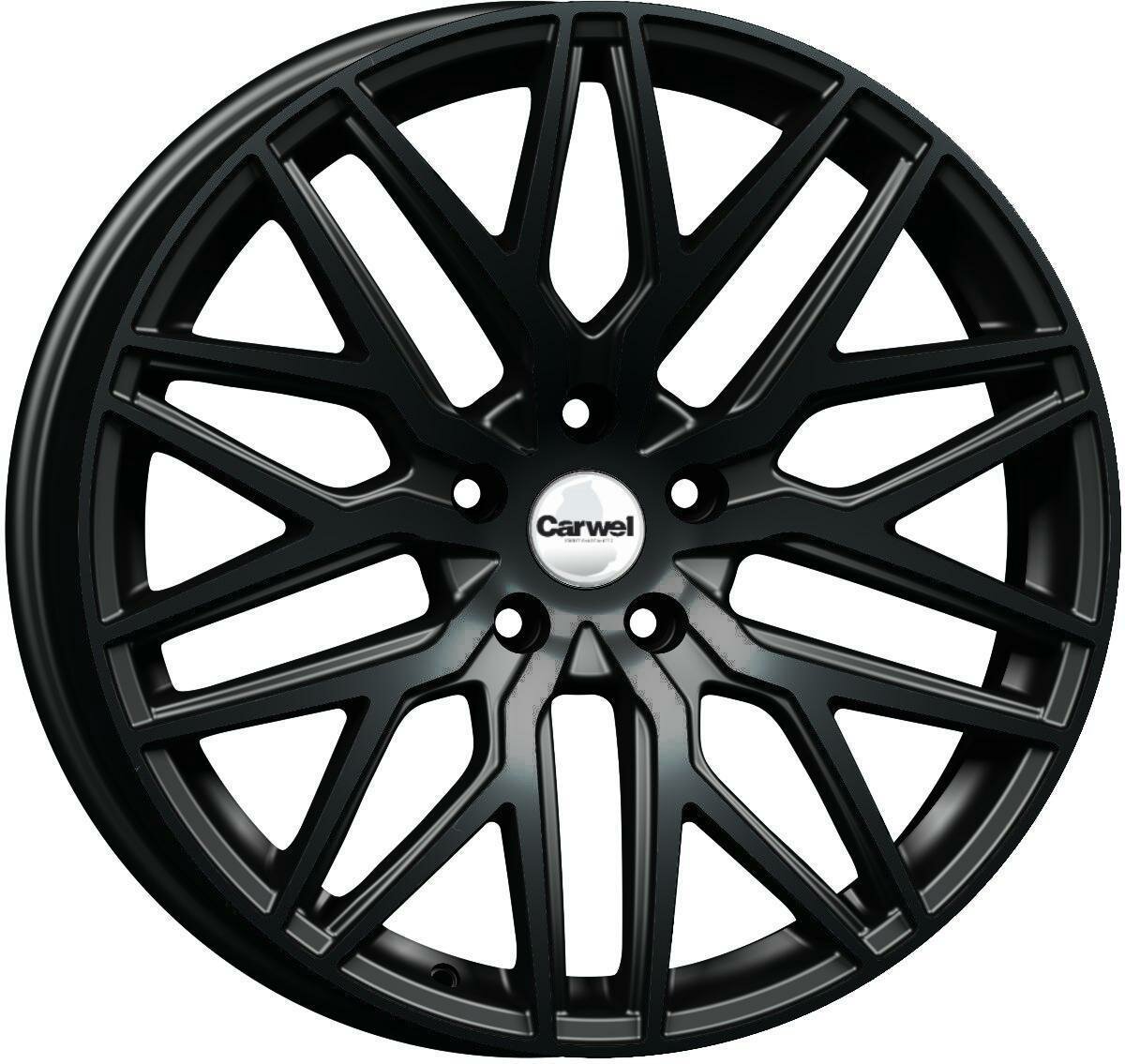 Диск автомобильный литой Carwel Ламза 226 20x8.5 5x120 et45 dia72.6 Чёрный глянцевый