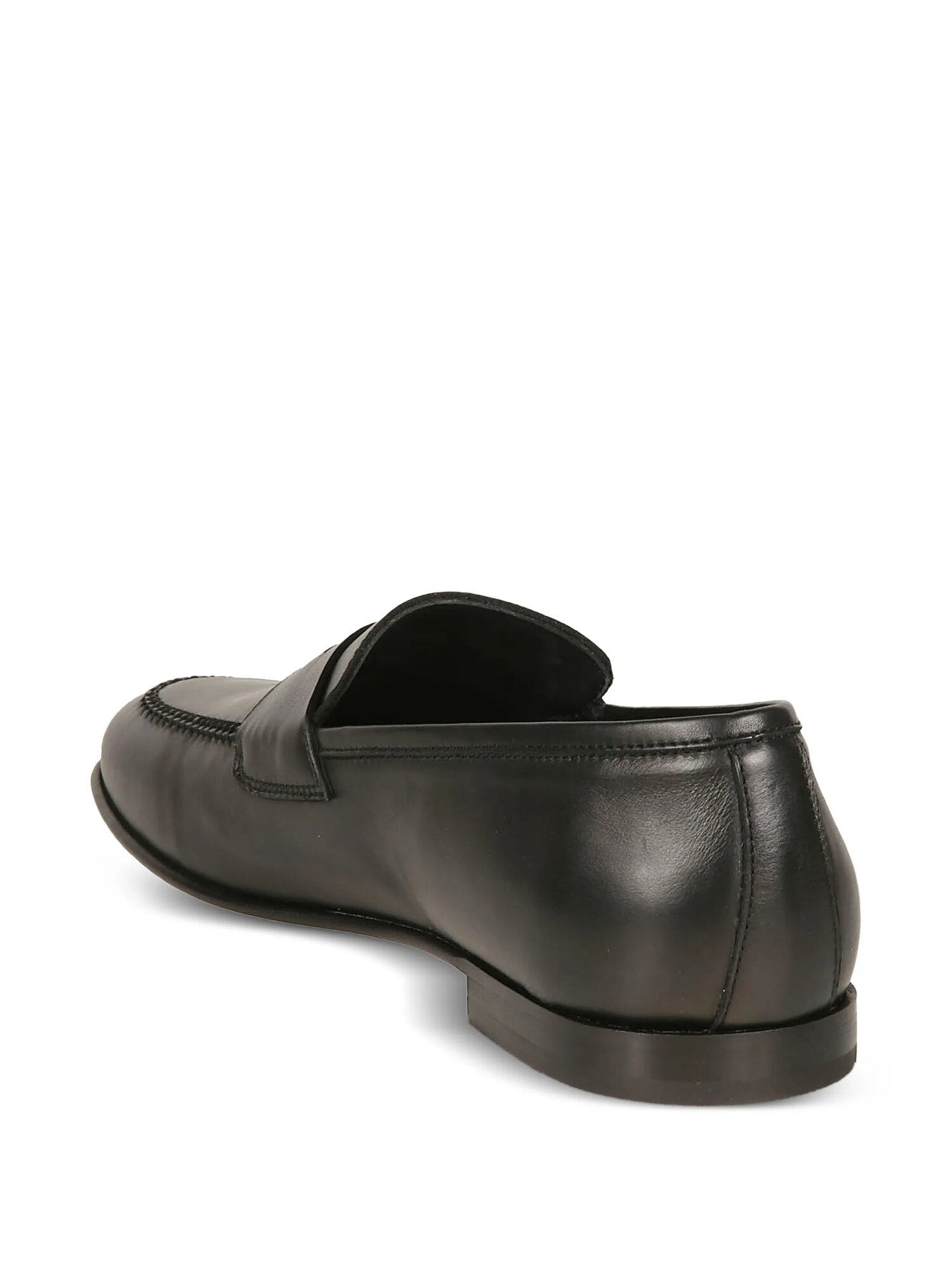 Лоферы Baldinini Leather penny loafers, размер 41 EU, black/black — фото 1