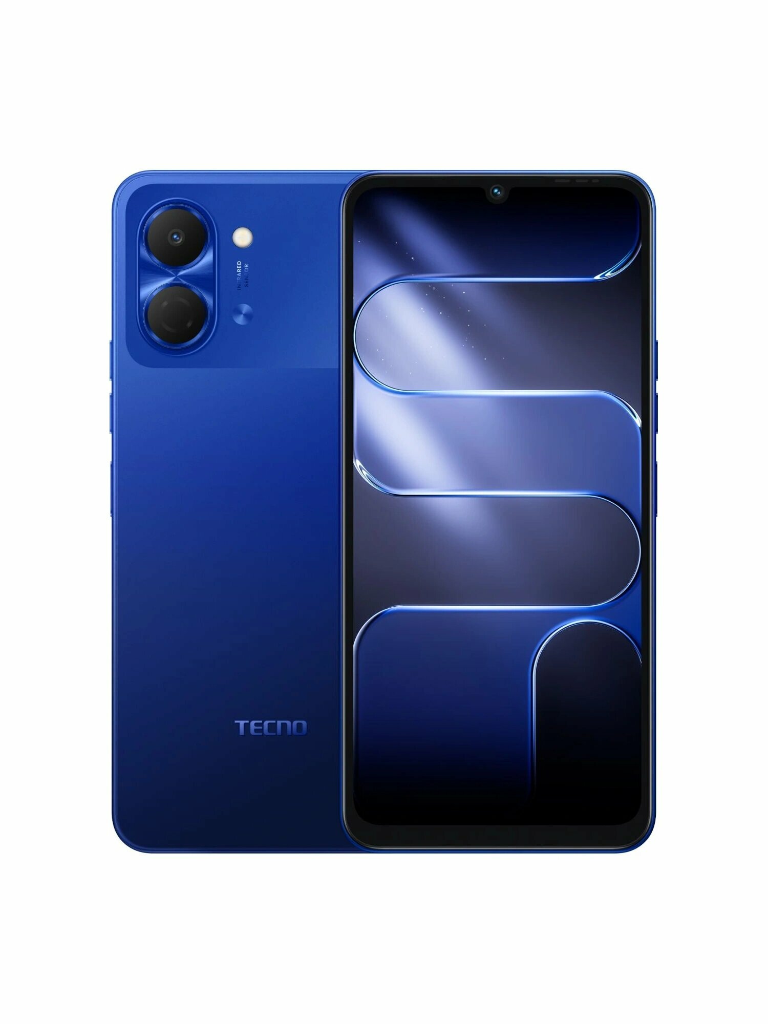 Смартфон Tecno Spark Go 3 6.75", 4/128Gb, NFC, IPS, 90Гц, 5000мАч, синий
