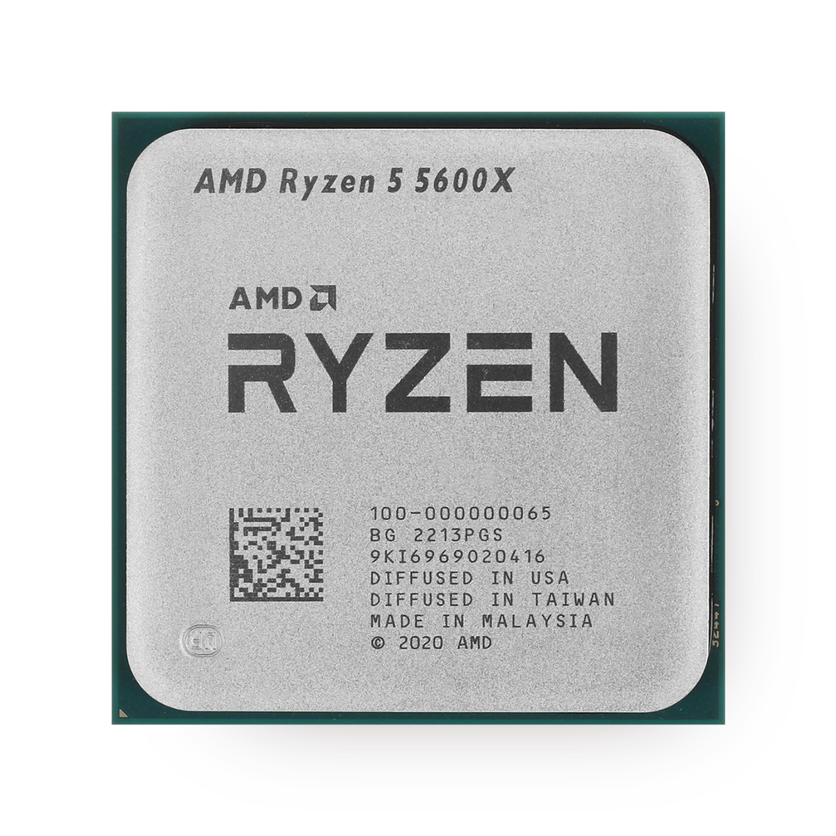 Процессор AMD Ryzen 5 5600X, OEM, AM4, игровой, 3700МГц, 6 ядер
