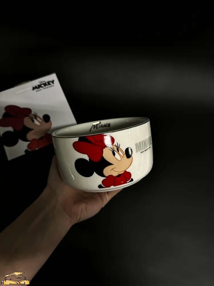 Тарелка глубокая "DISNEY_C" 1 шт красный