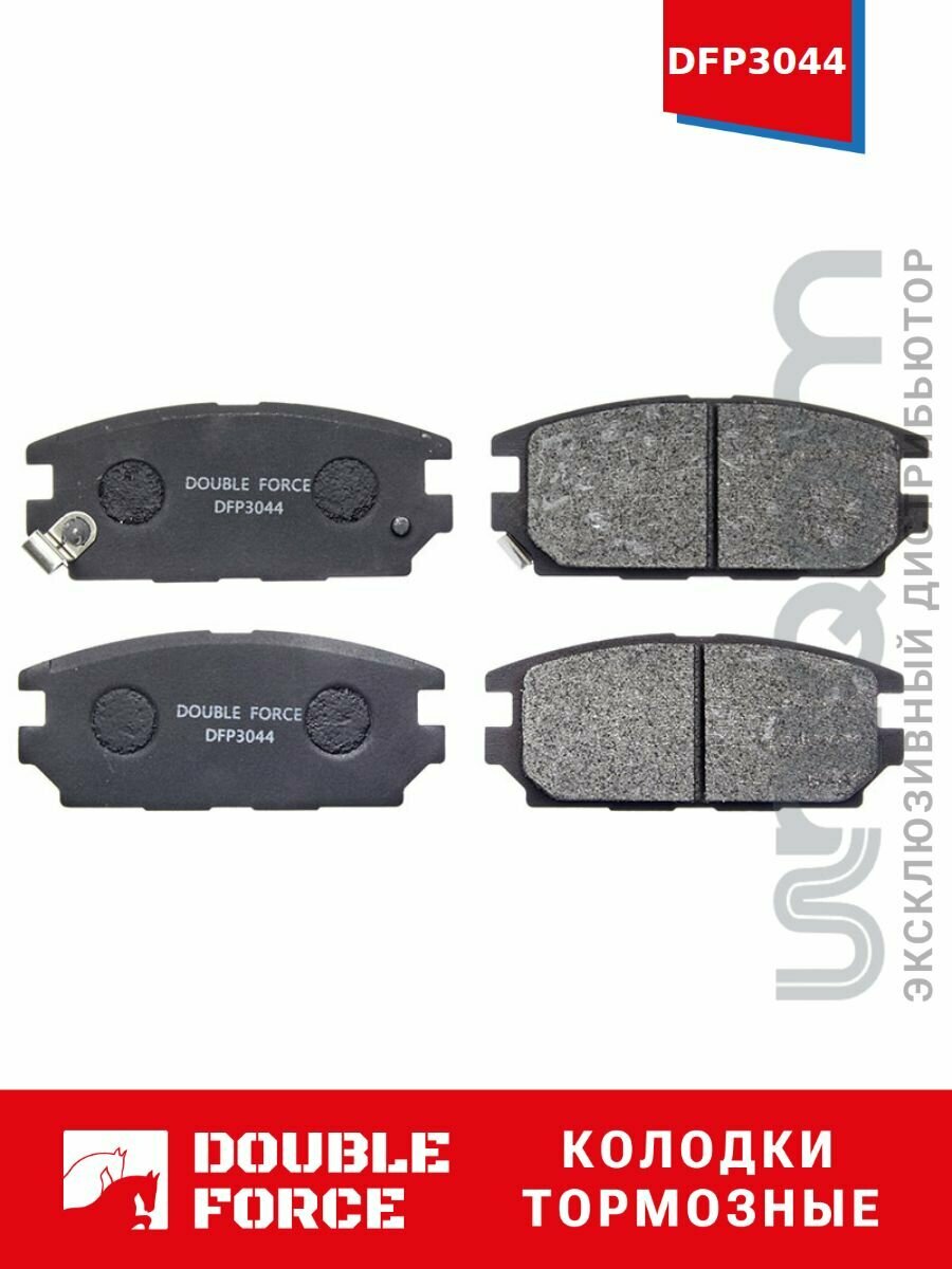 Колодки тормозные задние Mitsubishi CHARIOT 1997 - 2003 / Mitsubishi DIAMANTE 1995 - 2005 Double Force DFP3044