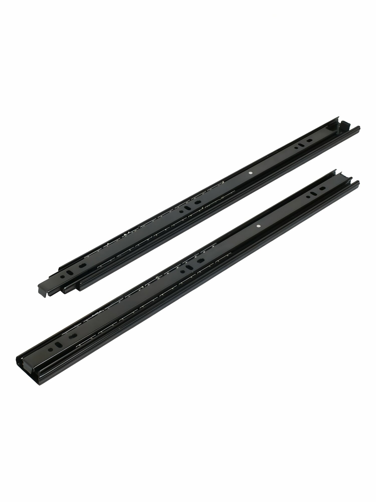 Направляющая шариковая StahlBuro 18 дюймов 450х35х0.8 мм, комплект 2 шт, черная, артикул 16323 для мебели