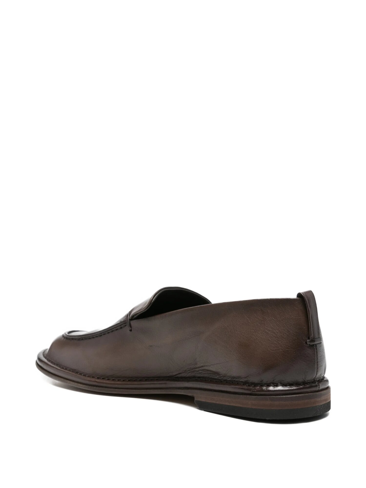 Лоферы Pantanetti Brown leather loafers, размер 41,5, brown — фото 1