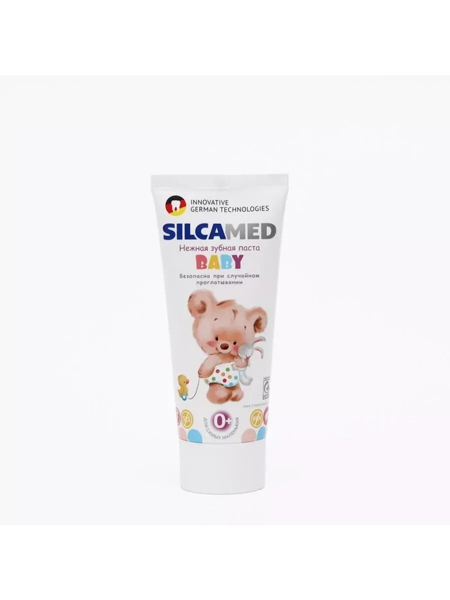 Зубная паста Silcamed, детская, BABY 0+, 65 г