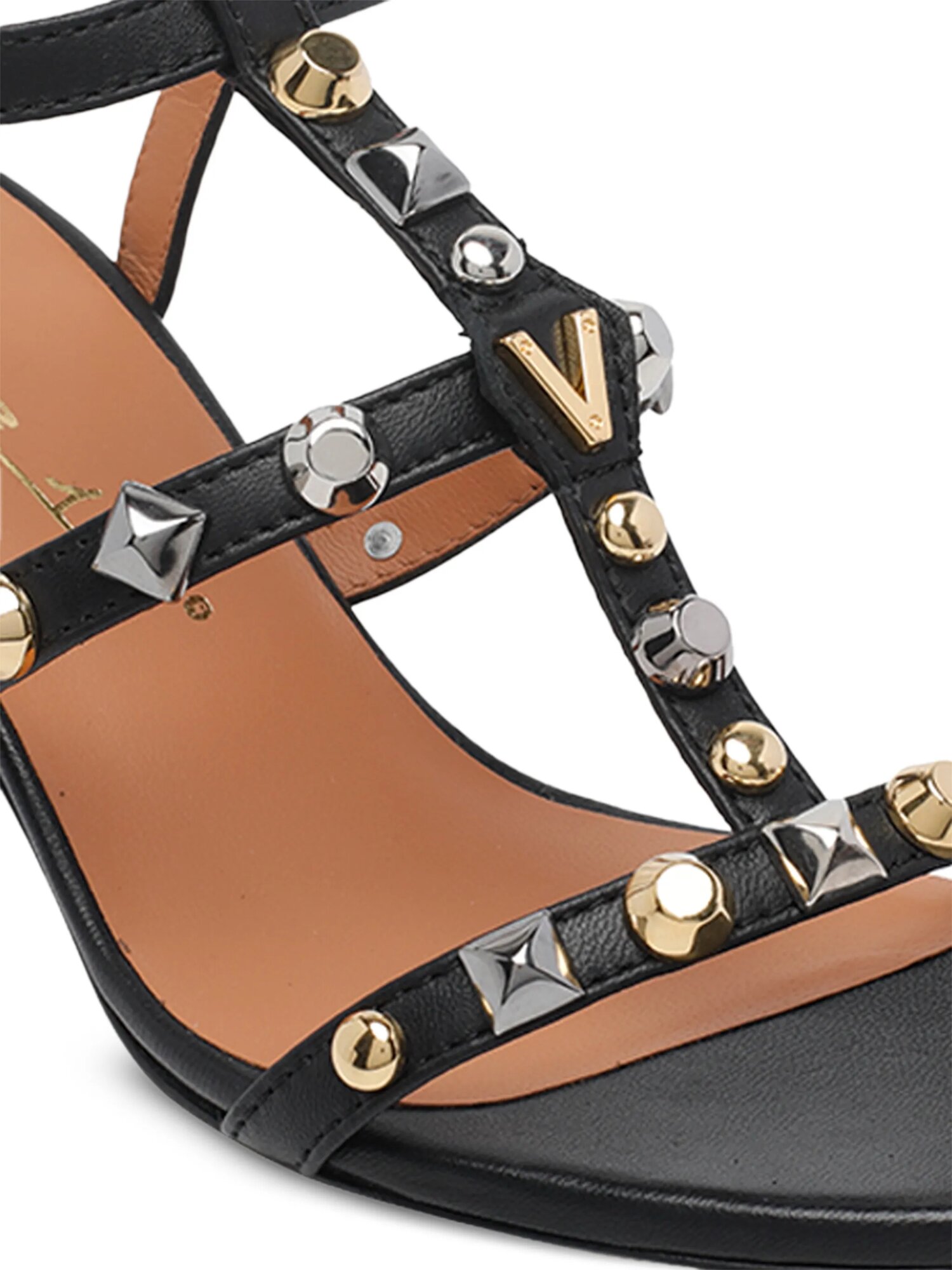 Босоножки Via Roma 15 Studded buckle sandals, размер 36 — фото 1