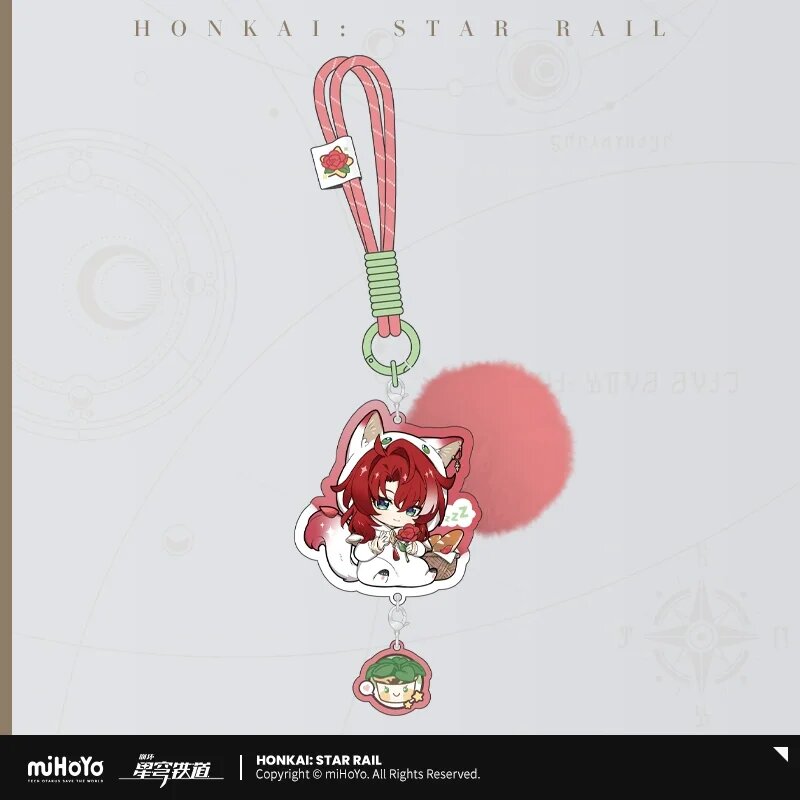 Брелок Honkai Star Rail Aventurine, Keychain Argenti-2