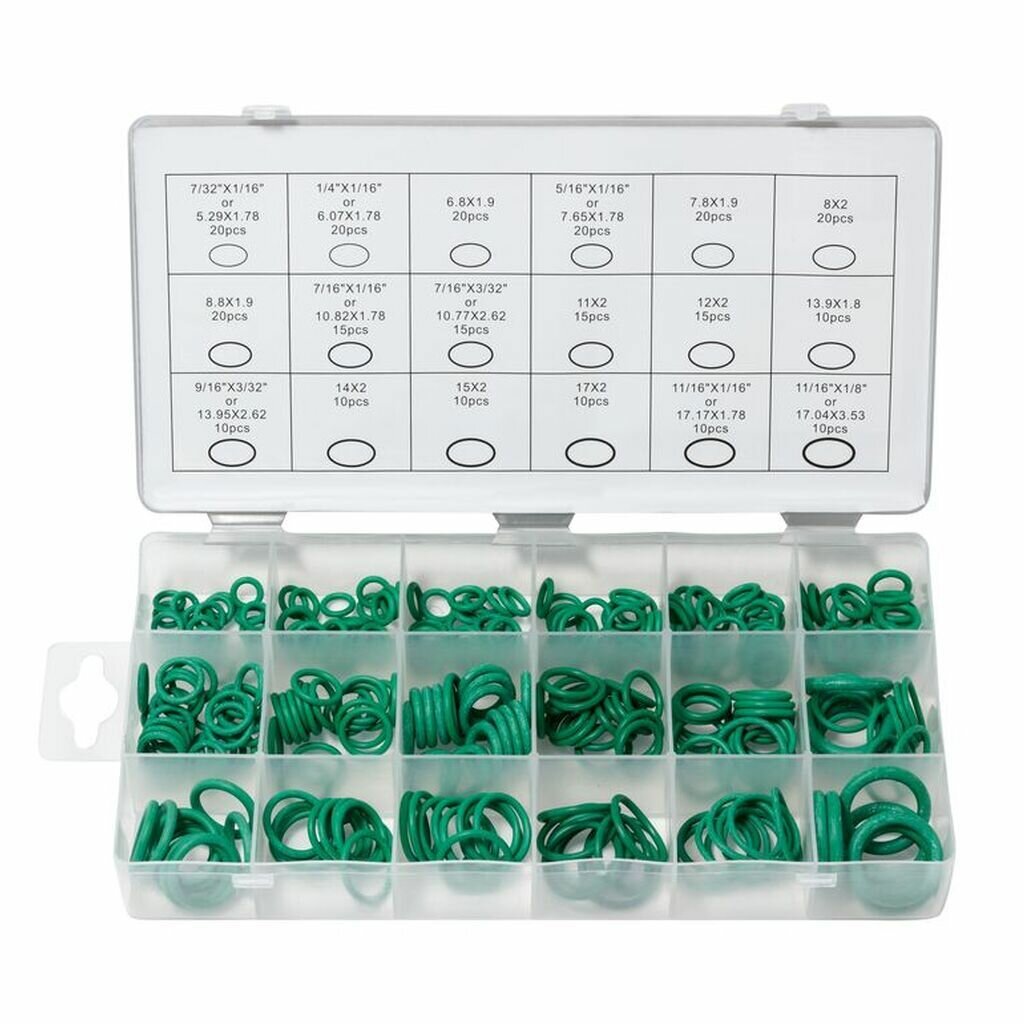 Набор колец уплотнительных резиновых маслобензостойких, 270 шт, 5-30 мм / уплотнительное кольцо для автомобиля