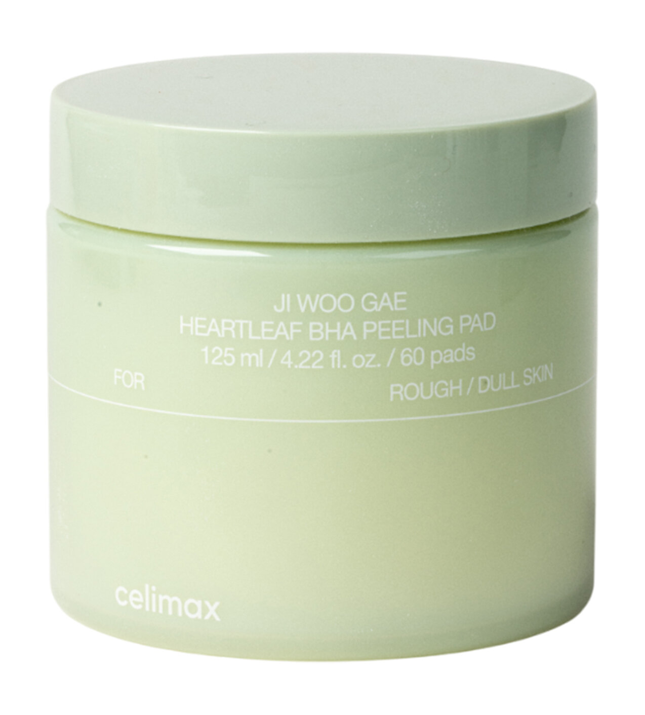 CELIMAX Пилинг-пэды для лица Ji Woo Gae Heartleaf BHA Peelind Pad тонизирующие с BHA-кислотой, 60 шт.