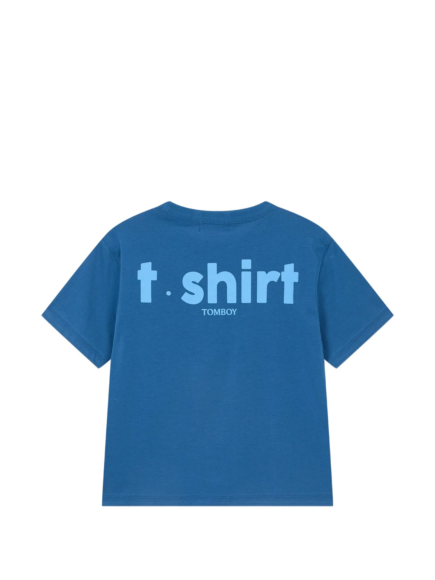 Футболка STUDIO TOMBOY Back print T-shirt, размер OneSize, синий — фото 1