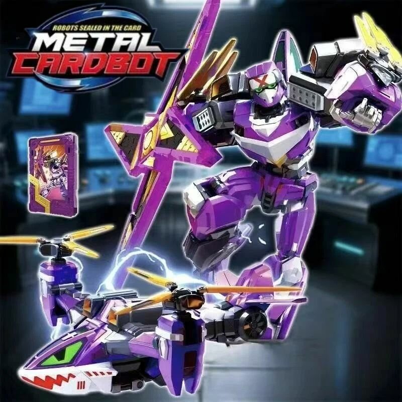 Метал Кард Бот. Шэдоу Экс трансформер 17 см S1. METALCARDBOT-DKD-CJ0818/1 шт
