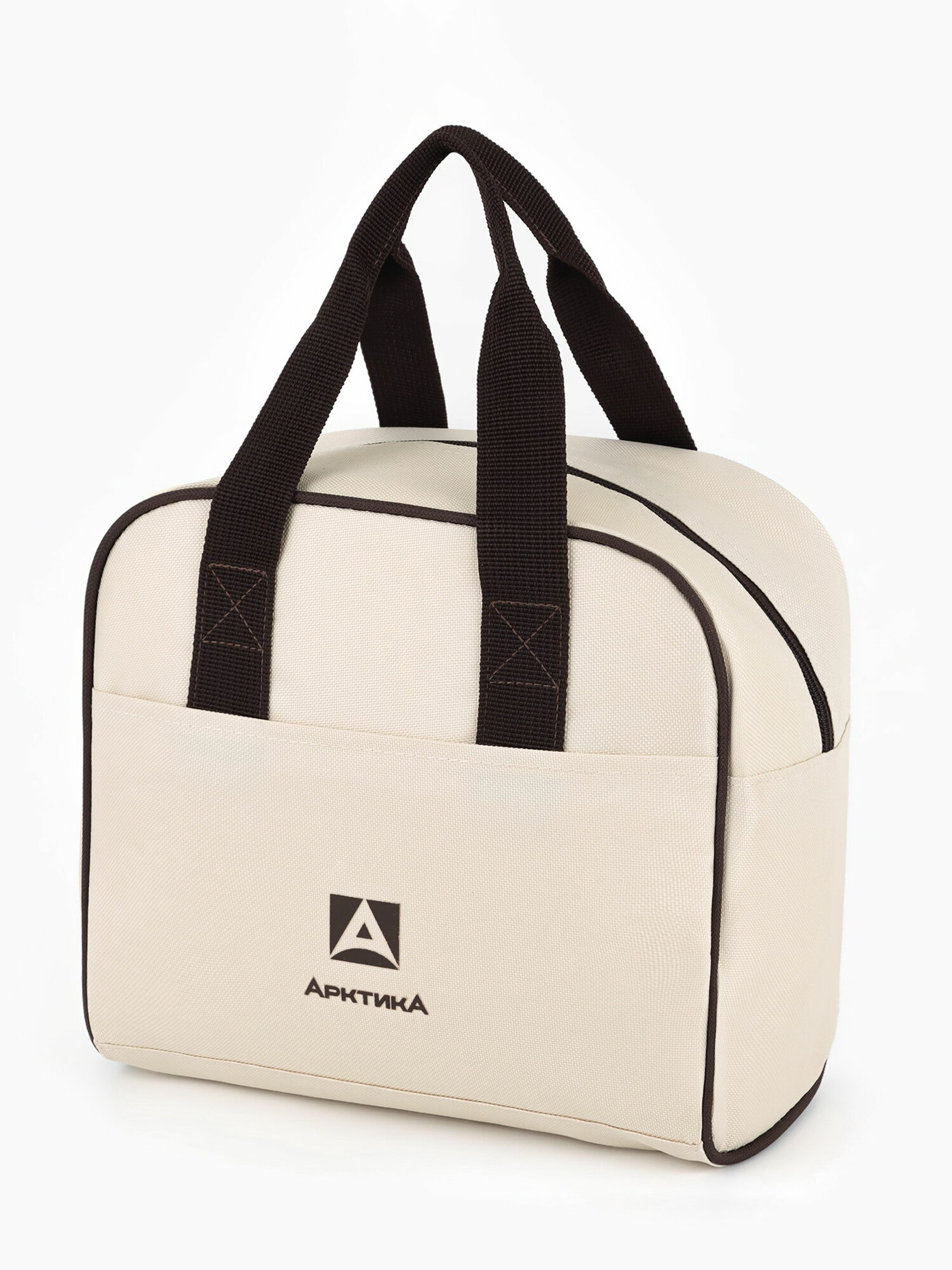 Термосумка для ланча 7.5 л, 22.5x15x21 см, бежевая, для кого: унисекс